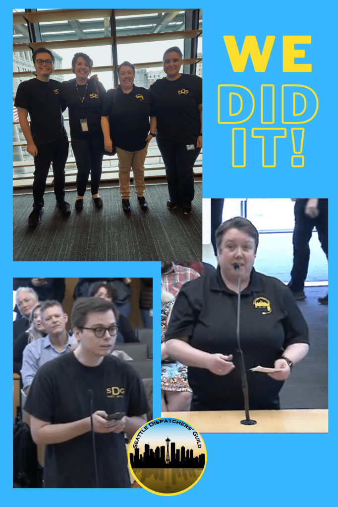 Seattle Dispatchers' Guild – Est. 1977
